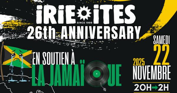Irie Ites célèbre ses 26 ans par une soirée solidaire pour la Jamaïque ...