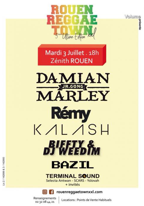 Rouen Reggae Town XXL : J-15 | REGGAE.FR